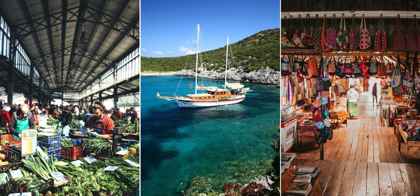 Gocek Market Boat Trip From Fethiye (Every Sunday)