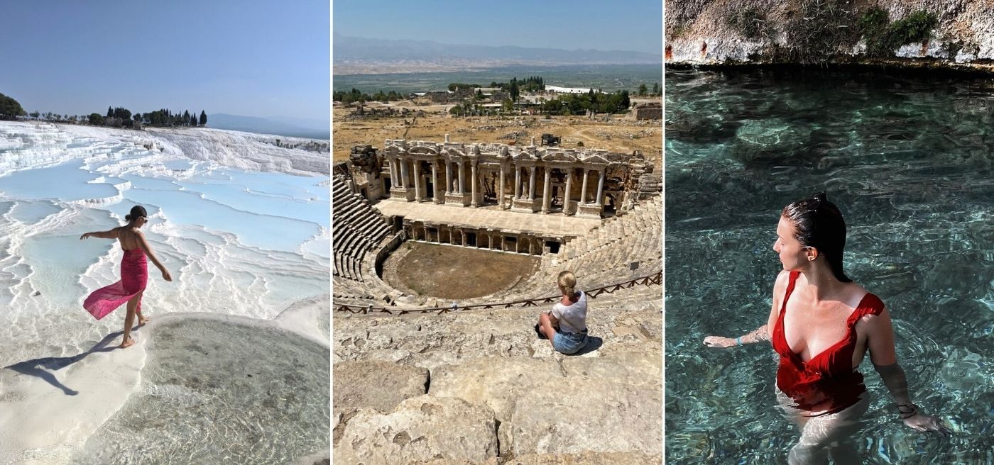 Discover Cotton Castle: Istanbul Pamukkale Day Trip By Plane
