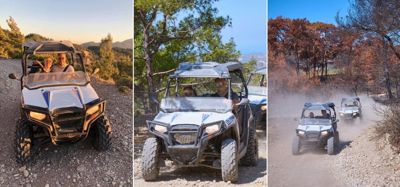 Rhodes Buggy Safari: With 1000 cc Polaris Vehicles (3 Hour Ride)
