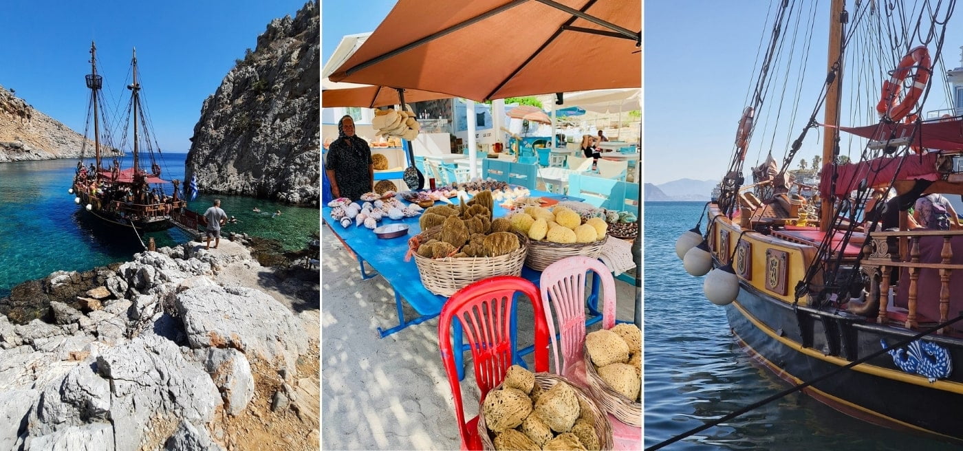 Eva Boat Trip: 2-Island Cruise From Kos (Max. 35 People)