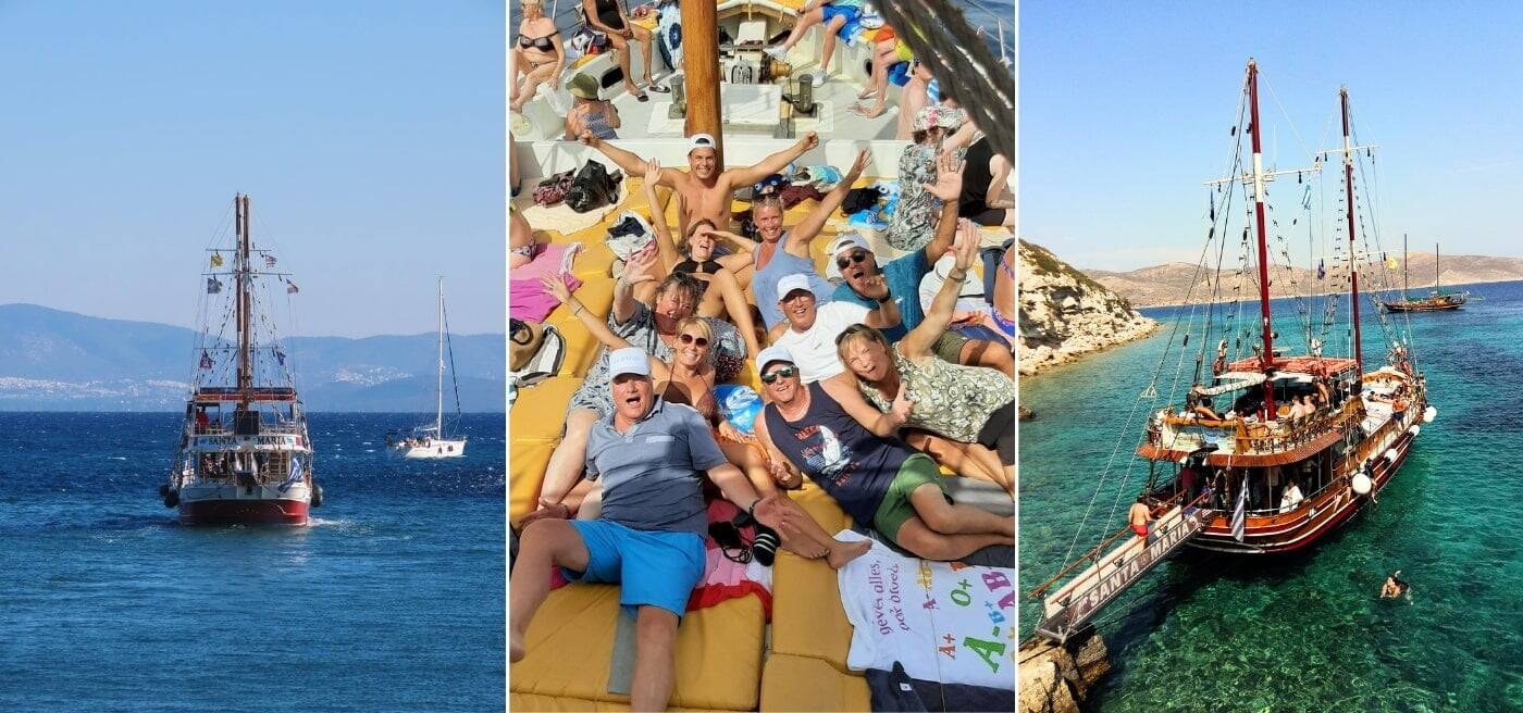 Santa Maria 3 Island Cruise: With BBQ Lunch and Swim Stops